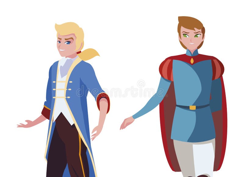 Princes Charming of Tales Characters Stock Illustration - Illustration ...