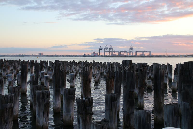 Princes Pier stock image. Image of travel, river, pier - 80073005