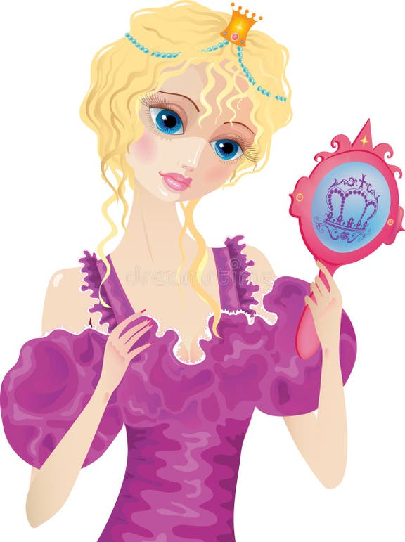 Princess Mirror Stock Illustrations – 2,948 Princess Mirror Stock ...