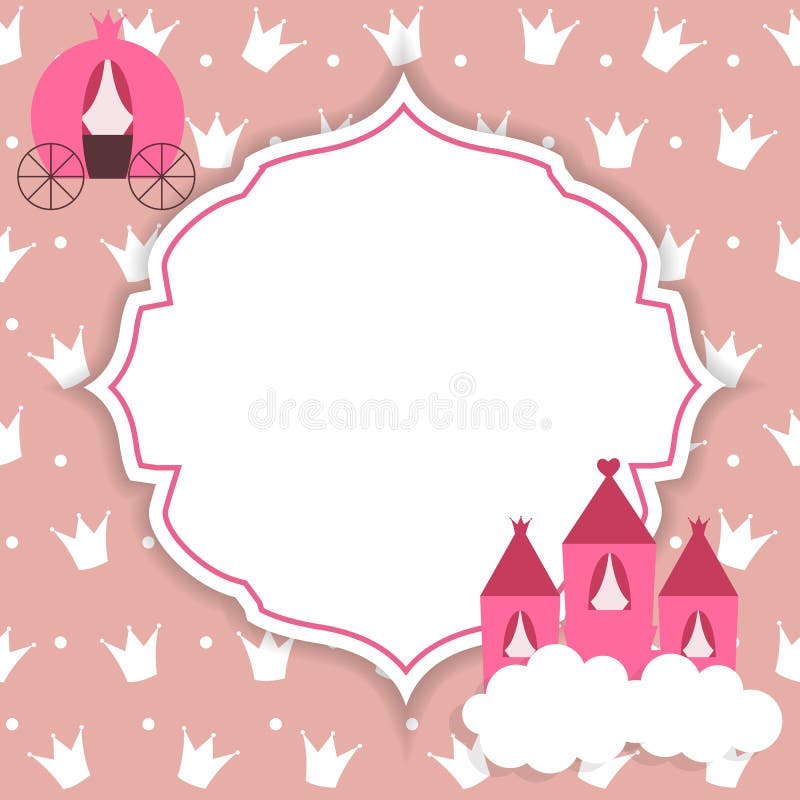 Princess Abstract Background Vector Illustration. Stock Vector ...
