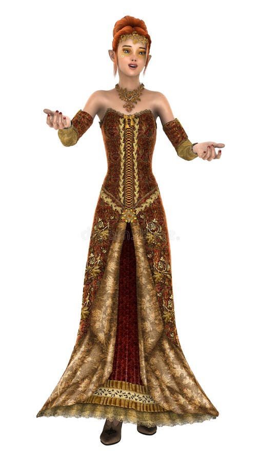 Princess of Autumn stock illustration. Illustration of woman - 59166701