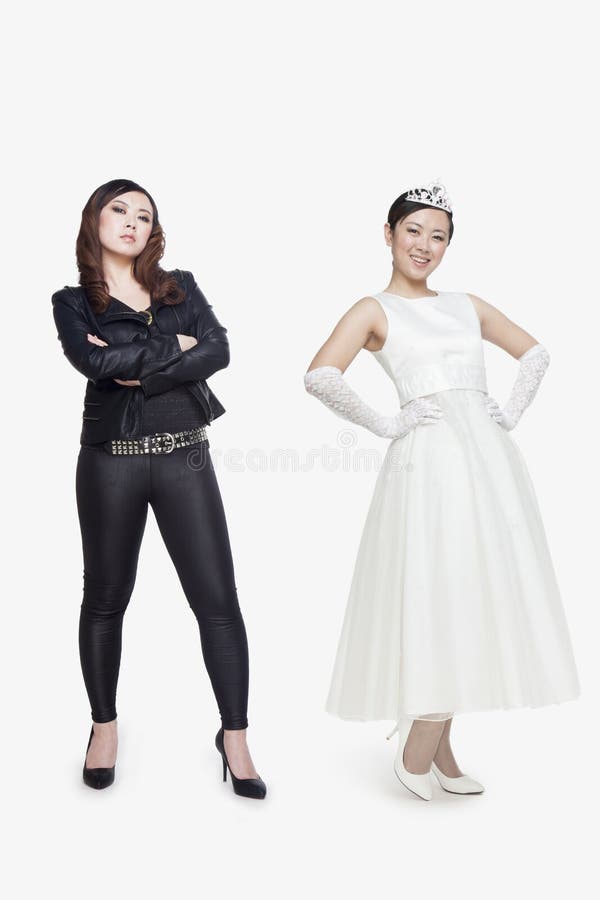 Rich Man and Princess, Opposite, Studio Shot Stock Image - Image of ...