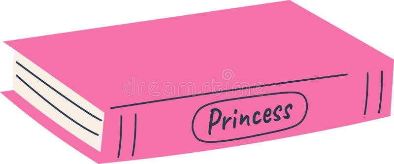Princess Book Literature stock vector. Illustration of book - 303792015