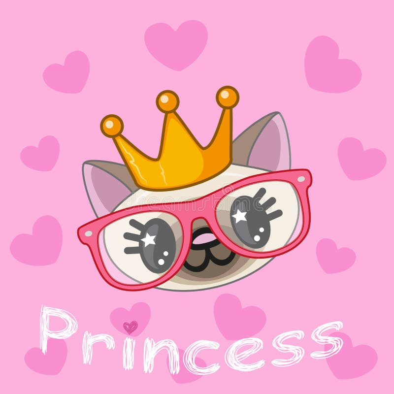 Princess Cat Stock Illustrations – 6,169 Princess Cat Stock ...