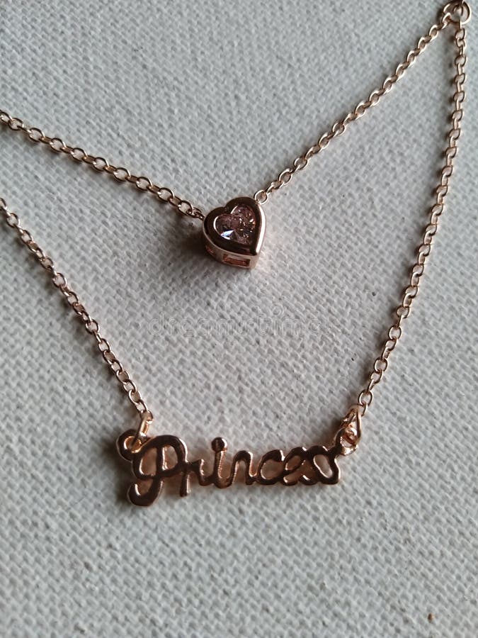 Princess chain stock image. Image of beautiful, golden - 165139047