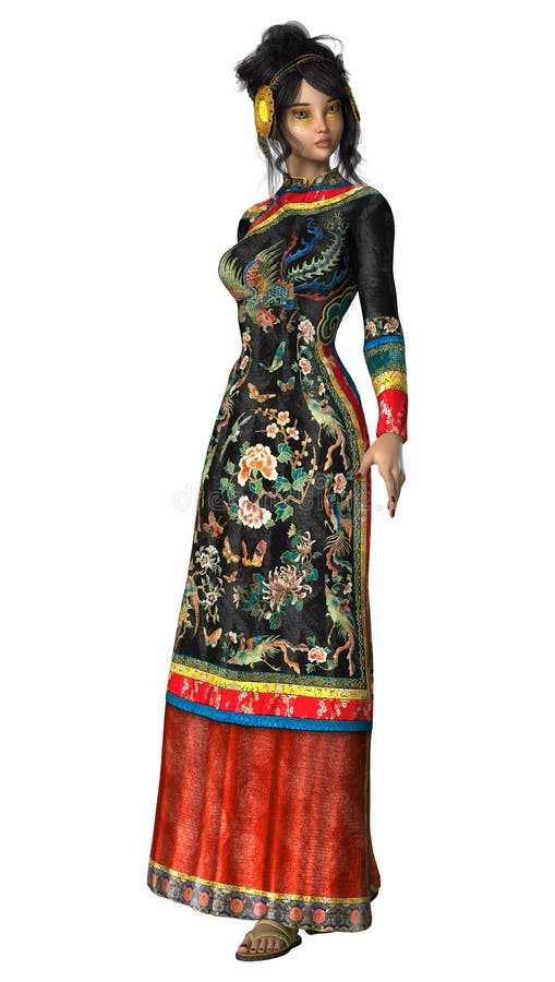 Princess of China stock illustration. Illustration of asia - 44945309