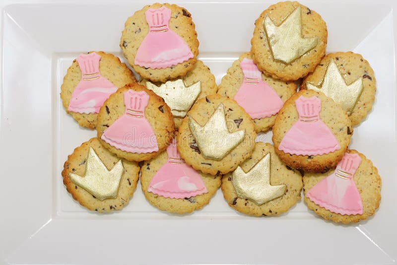 Princess cookies stock photo. Image of aniversary, party - 61302312