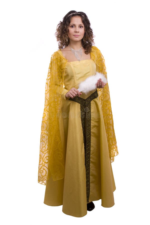 Princess costumes woman stock photo. Image of isolated - 11494300