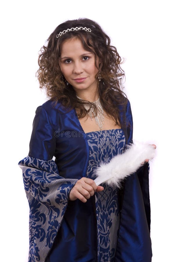 Princess costumes woman stock photo. Image of isolated - 16166912