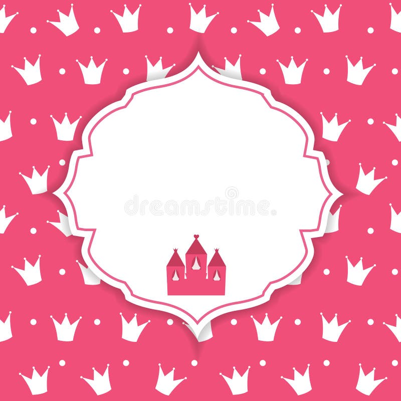 Princess Crown Background Vector Illustration. Stock Vector ...