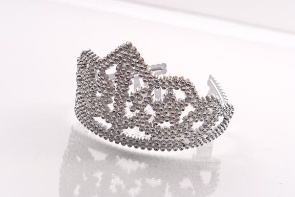 Princess Crown on Glass stock image. Image of luxury - 19301761