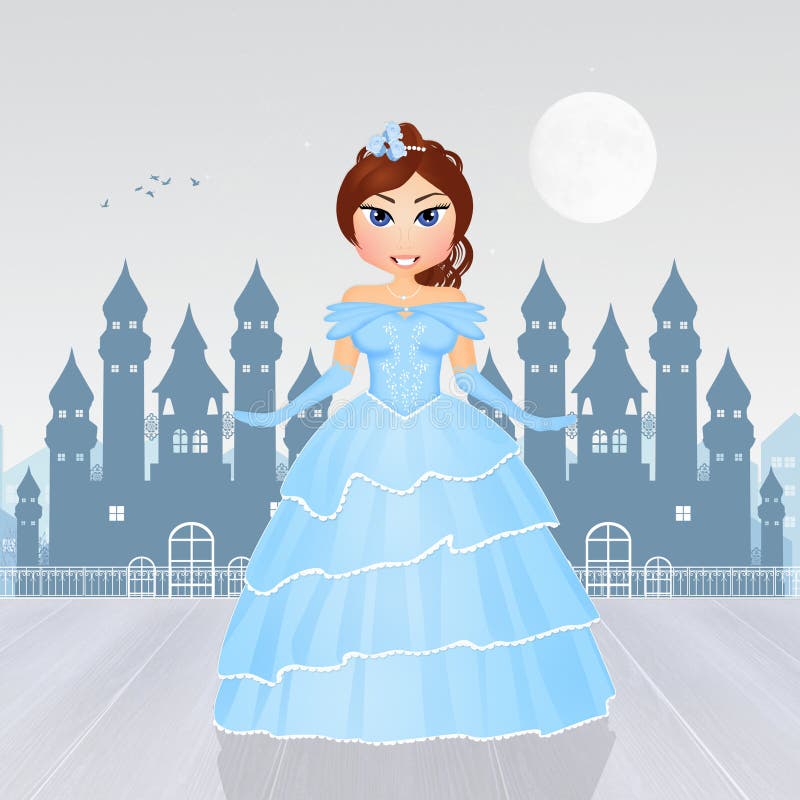 Princess for a day stock illustration. Illustration of crown - 81646276