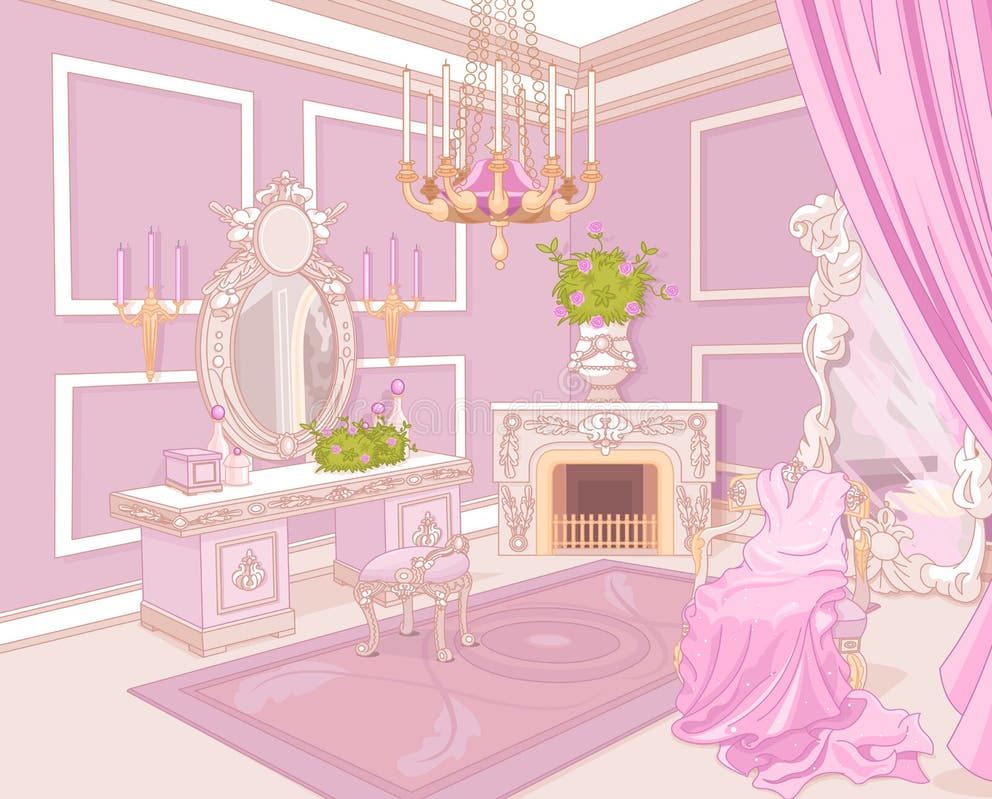 Vector Illustration Princess Room Stock Illustrations – 1,209 Vector ...
