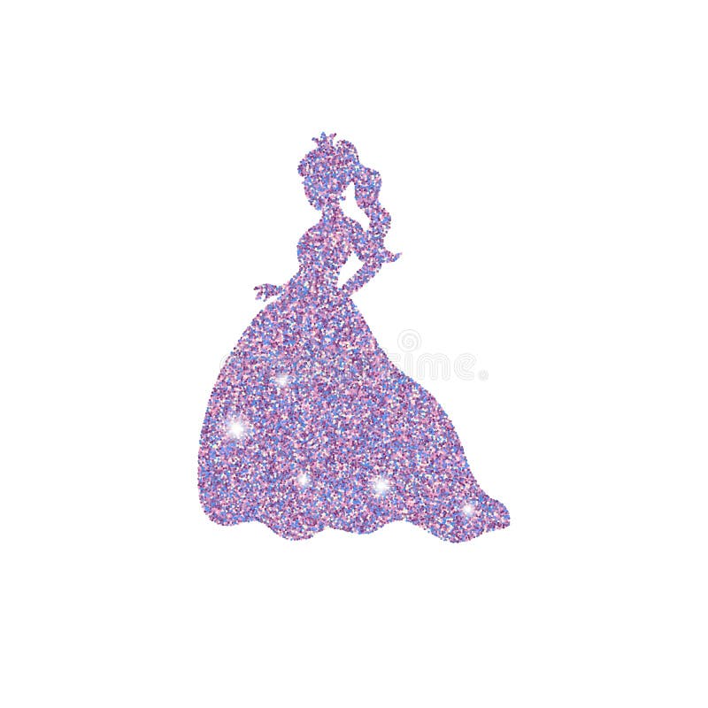 Princess with Dust Glitters. Stock Vector - Illustration of collection ...