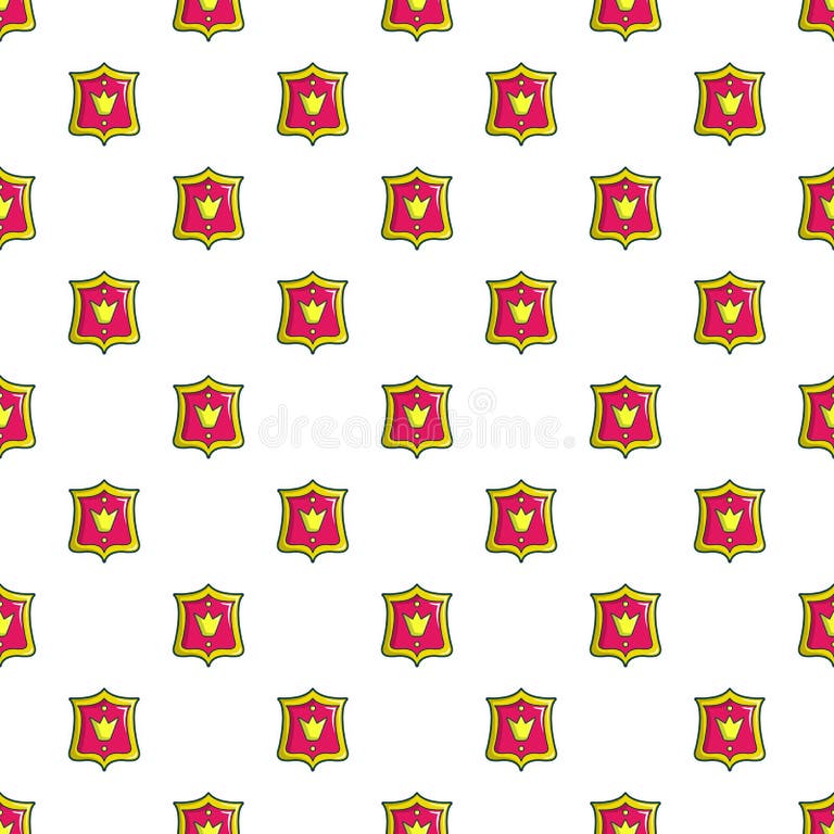 Princess Emblem Pattern Seamless Stock Vector - Illustration of baby ...