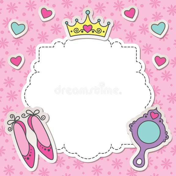 Princess Invitation Frame Stock Illustrations – 2,969 Princess ...