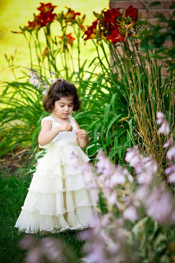 Princess in the garden stock image. Image of fairytale - 5994949
