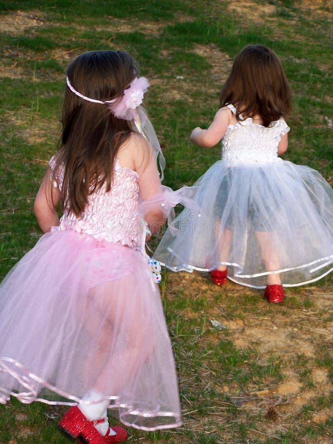 Princess Girls stock image. Image of pink, glitter, people - 1122293