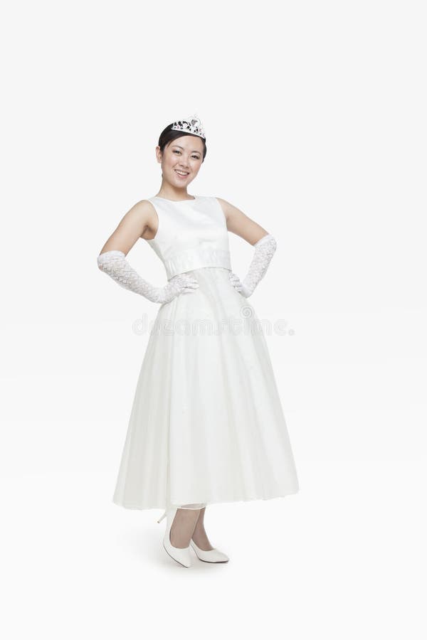 Princess with Hands on Hips Stock Photo - Image of gown, cool: 31690922