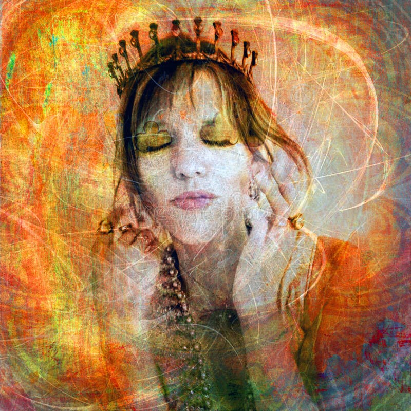 Princess of High Self Esteem Stock Illustration - Illustration of dream ...