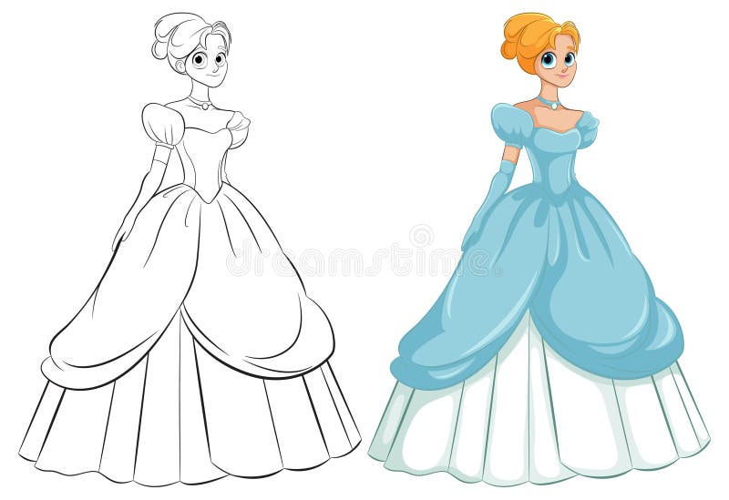 Princess illustration stock vector. Illustration of fairytale - 332494521