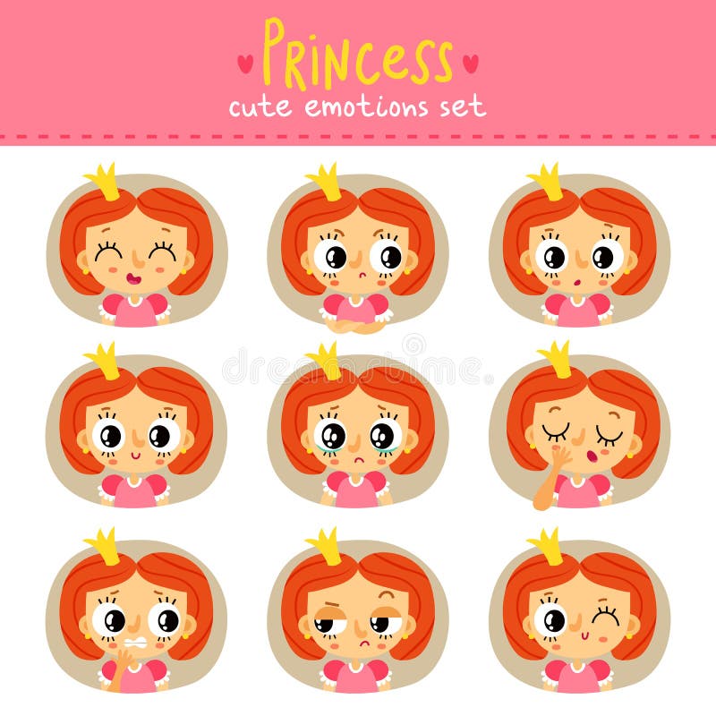 Princess Emotion Faces