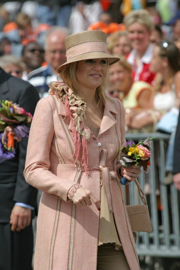 Princess Maxima editorial stock photo. Image of queen - 4252663