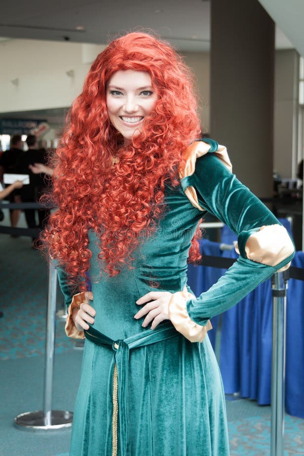 Princess Merida At Comic Con Editorial Photo - Image of convention ...