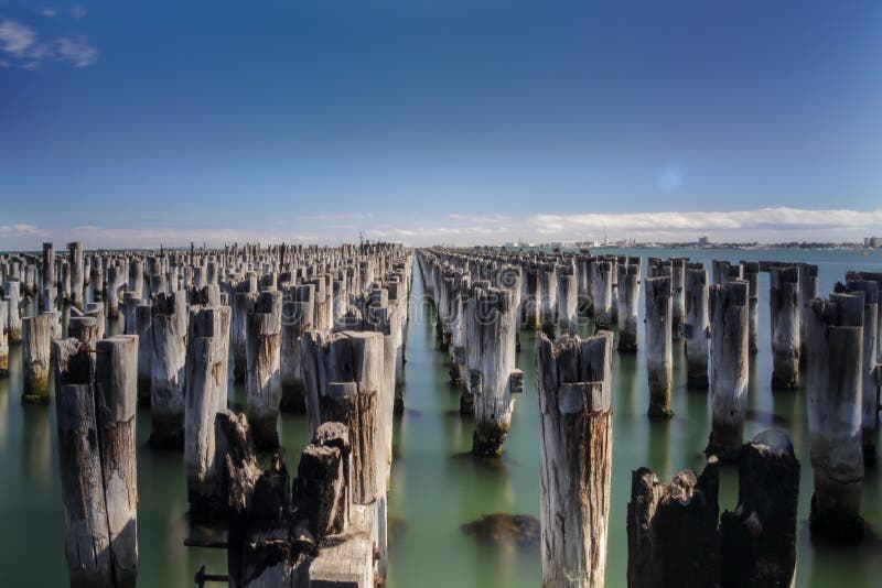 Princess Pier stock image. Image of looking, lysterfield - 62999179