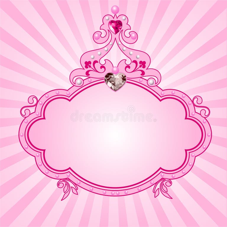 Princess Pink Frame Clip Art Stock Illustrations – 131 Princess Pink ...