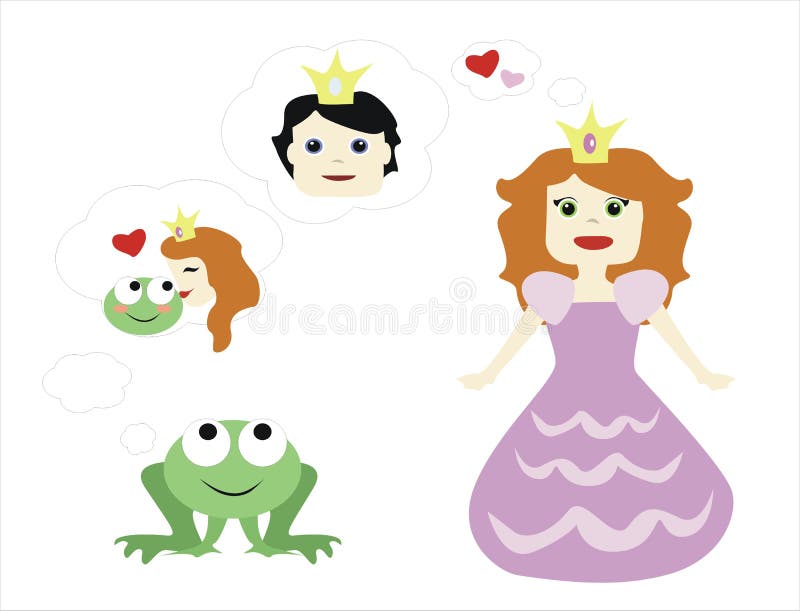 Princess and prince stock vector. Illustration of human - 35699567