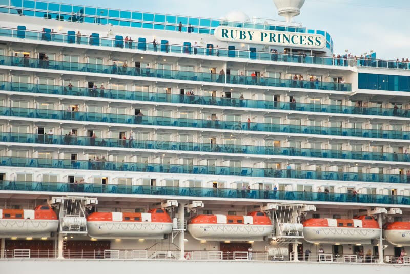 Cruiser Ruby Princess editorial image. Image of blue - 26981640