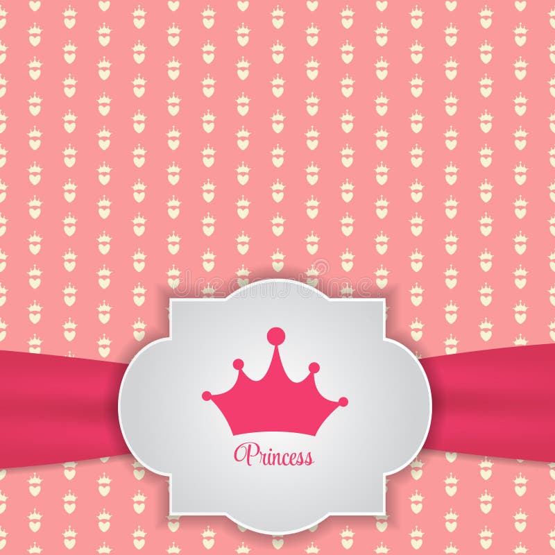 Princess Seamless Pattern Background Vector Stock Vector - Illustration ...