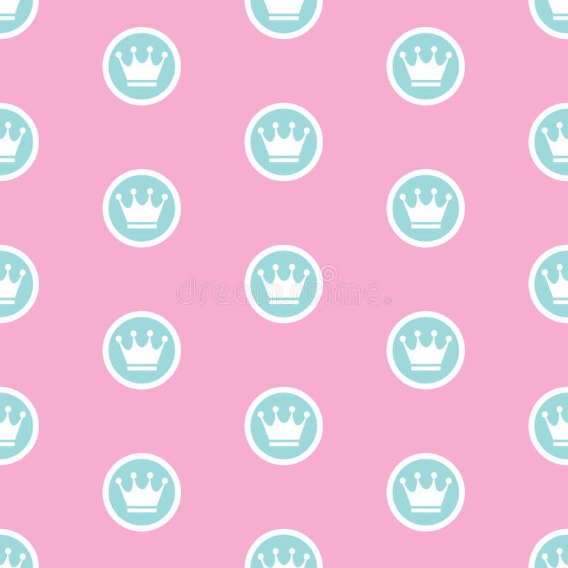 Princess Seamless Pattern Background Stock Vector - Illustration of ...