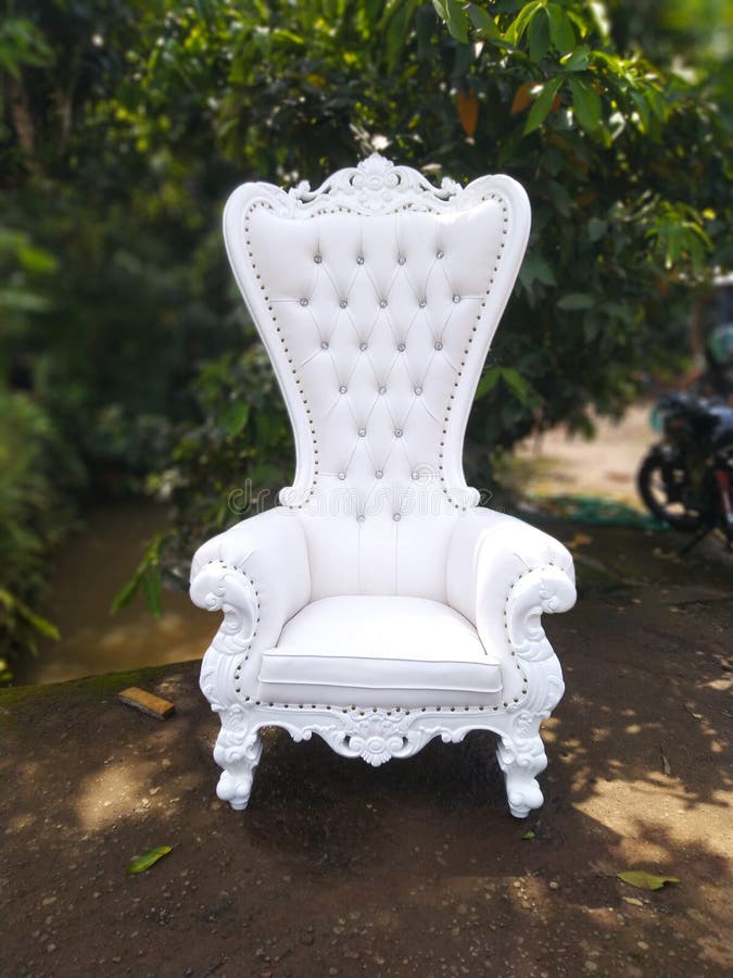 Princess Sofa chair stock photo. Image of flower, white - 238724832