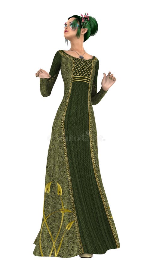 Princess of Spring stock illustration. Illustration of young - 56487748