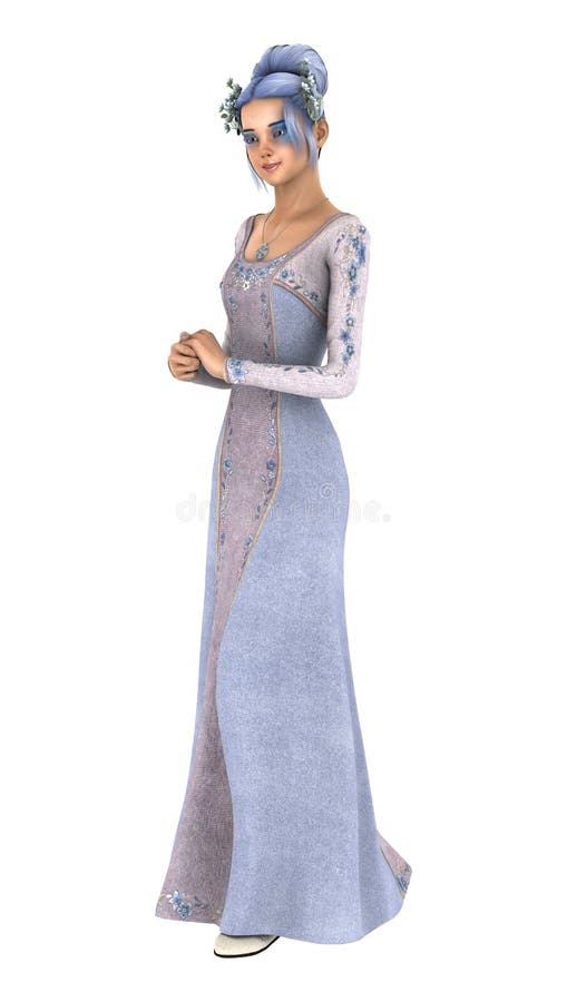 Princess of Spring stock illustration. Illustration of summer - 59877734