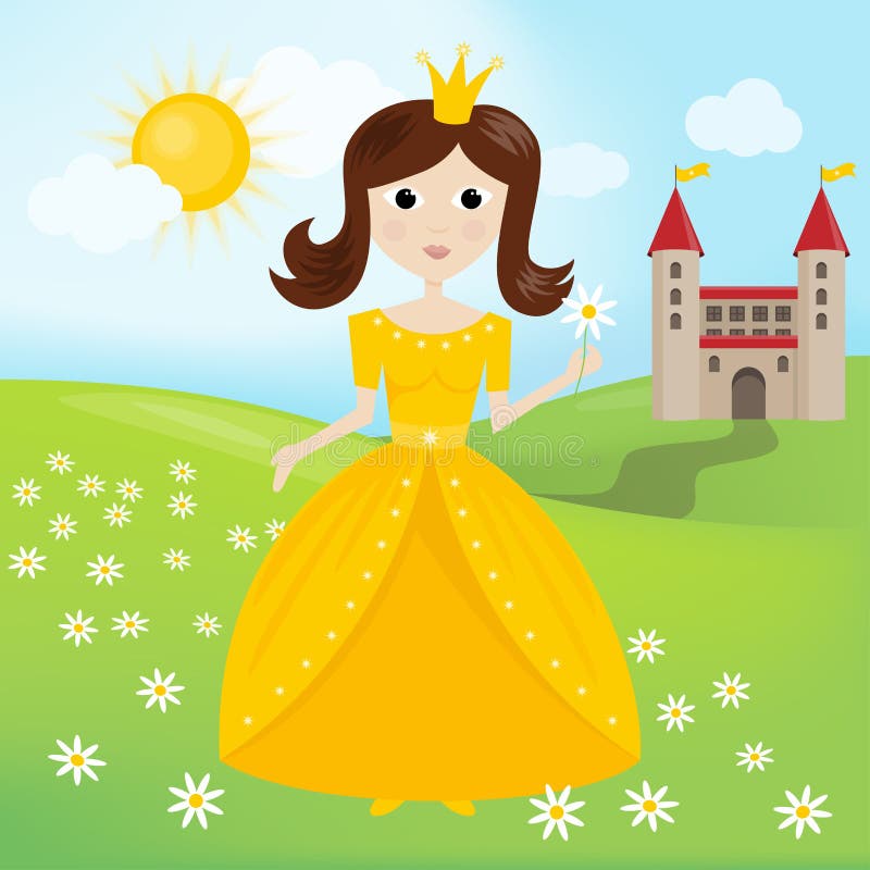 Princess of Sunny kingdom stock vector. Illustration of character ...