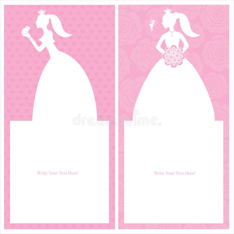 Princess template design stock vector. Illustration of pink - 45182507