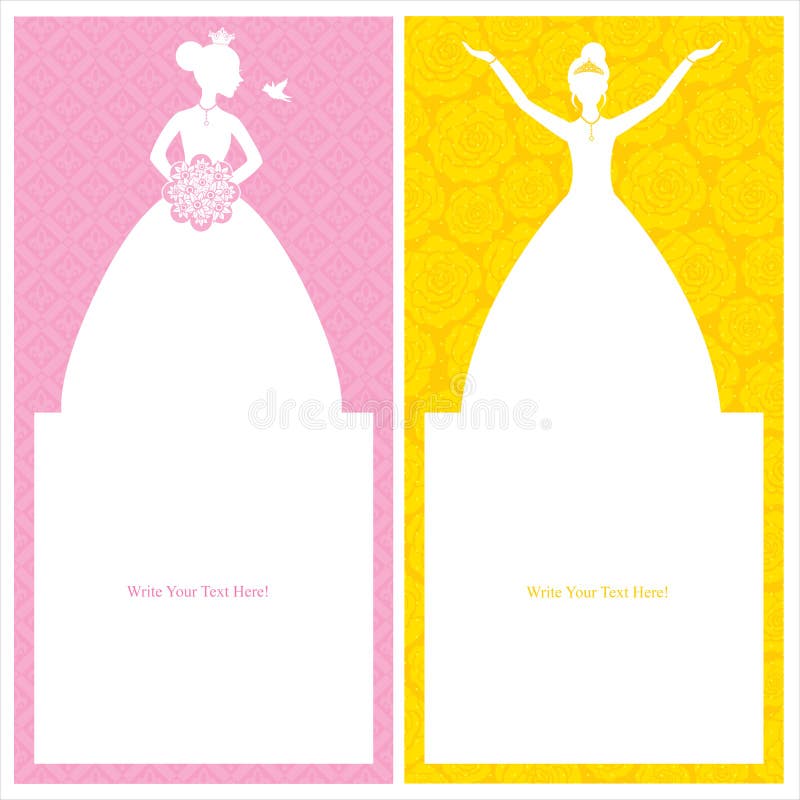 Princess template design stock vector. Illustration of love - 45281725