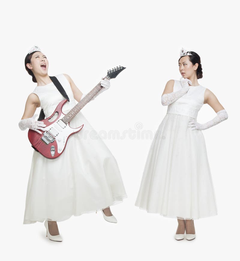 Rich Man and Princess, Opposite, Studio Shot Stock Image - Image of ...