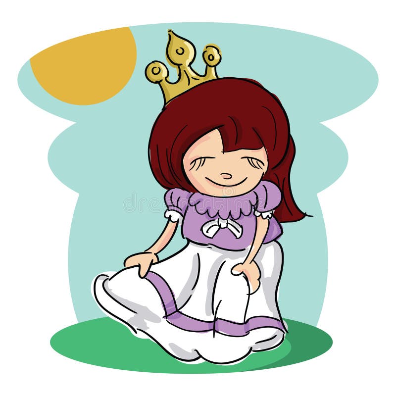 Princess. Vector Illustration Decorative Design Stock Vector ...