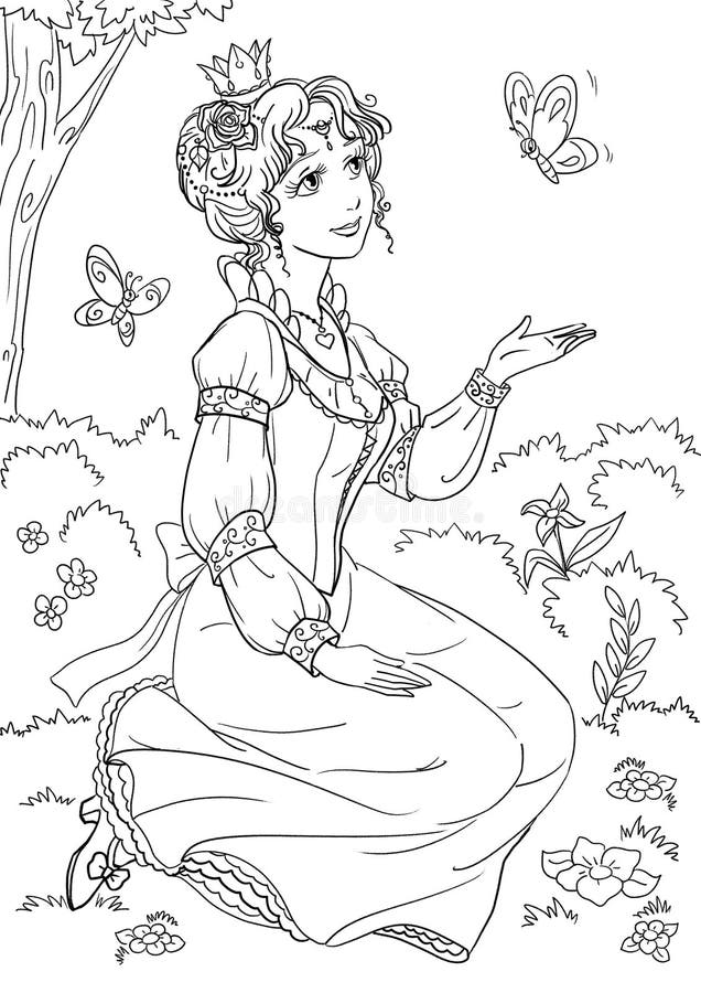 Princesse arabe illustration stock. Illustration du vêtement - 77805408