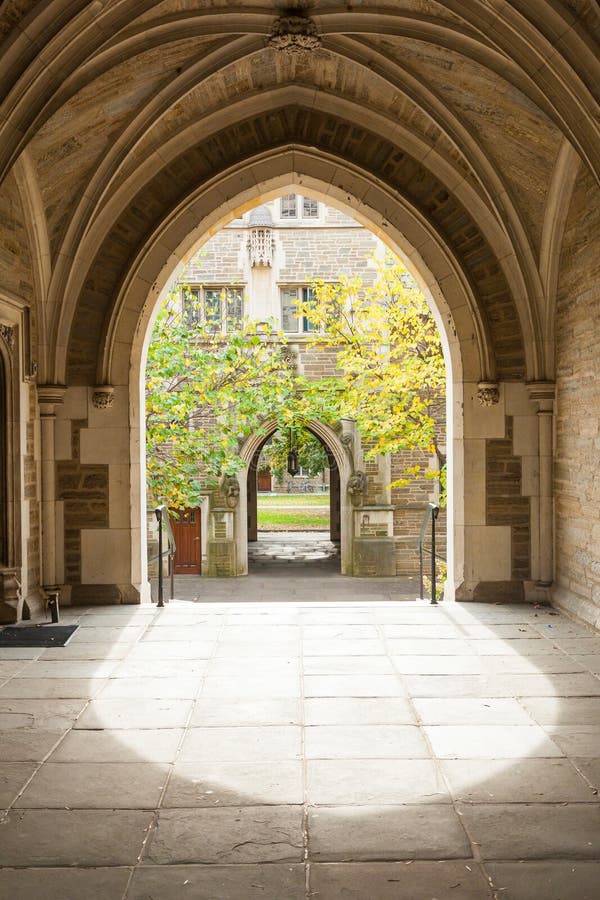 Princeton University Arches in Fall Editorial Photography - Image of ...