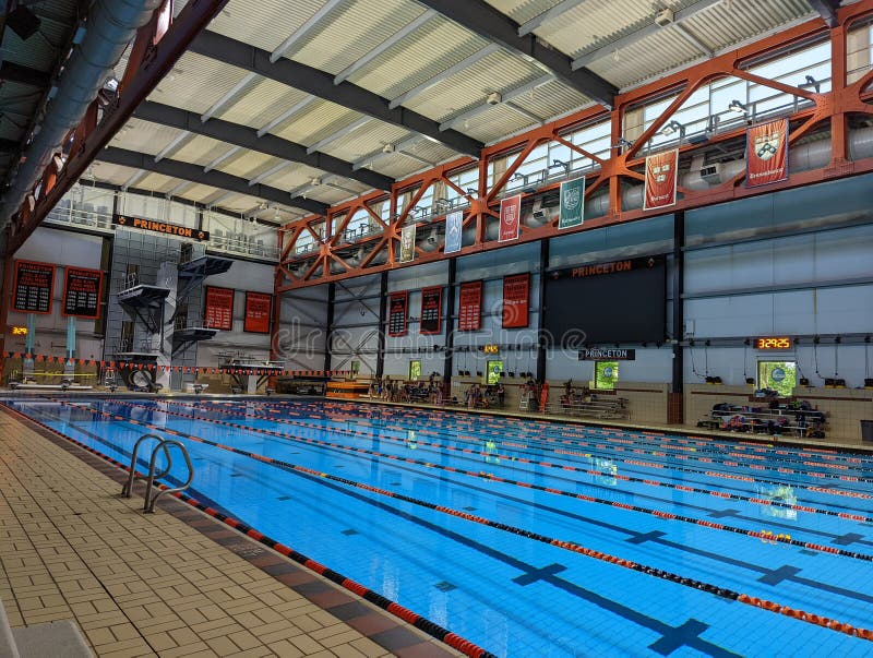 Princeton swimming pool editorial photography. Image of stadium - 249059757