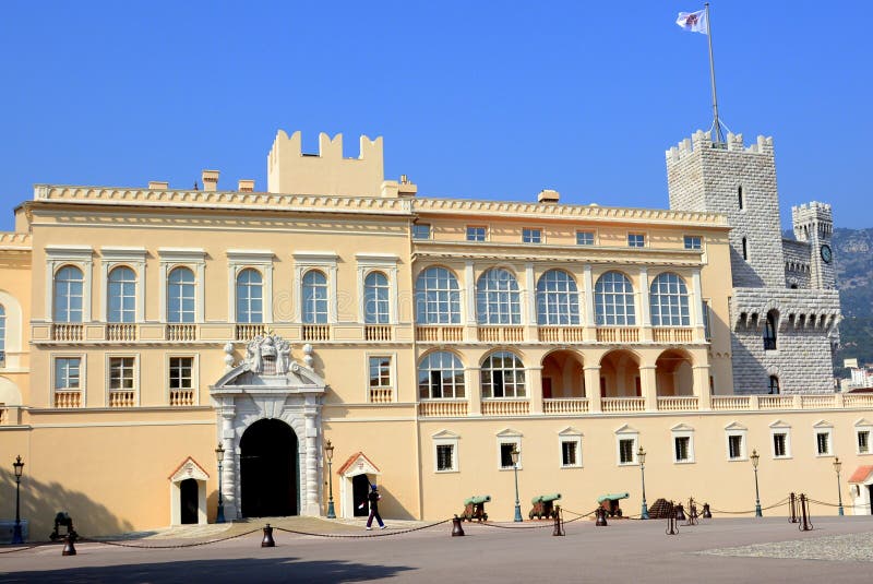 Principado De Mónaco, Palacio Principesco De Mónaco Foto de archivo ...