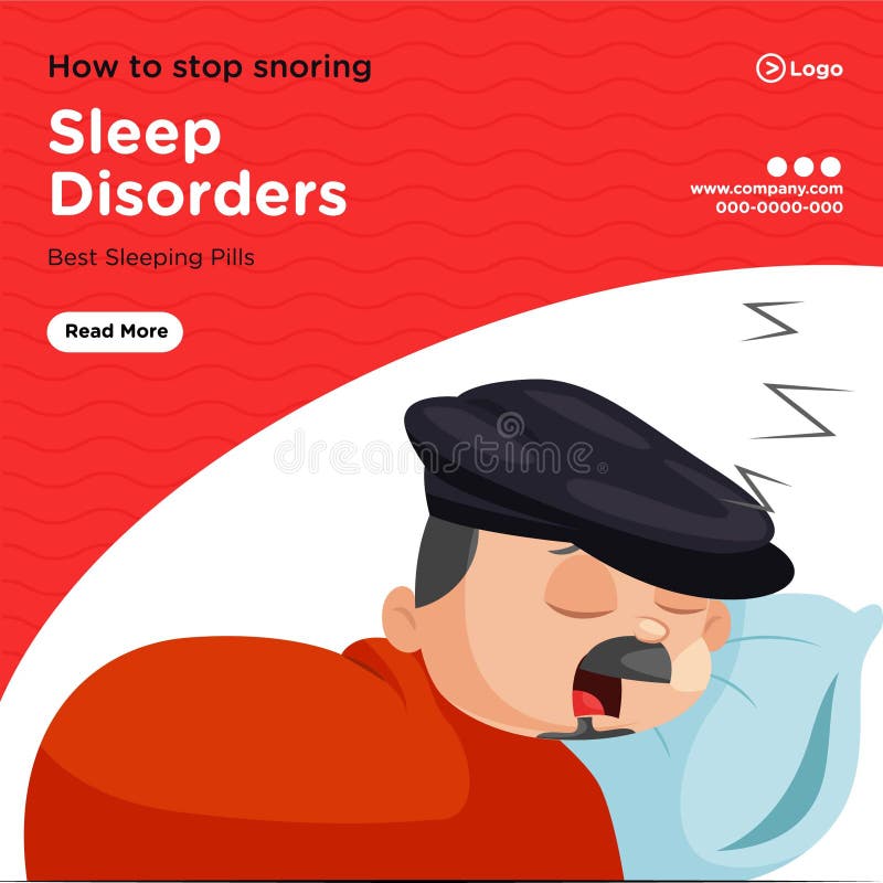 Banner Design of Sleep Disorders Stock Vector - Illustration of learn ...