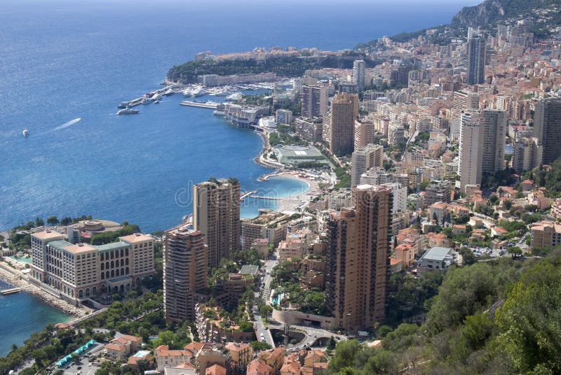 Principality of Monaco stock photo. Image of blue, city - 55845802