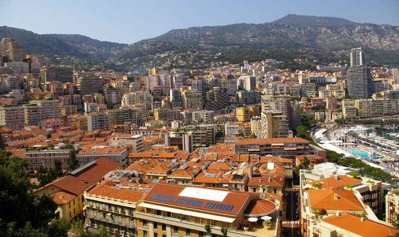 Principality of Monaco stock photo. Image of blue, city - 55845802