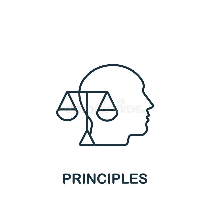 Principles Icon Set. Four Elements in Diferent Styles from Business ...